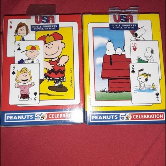 Hoyle | Toys | Peanuts Snoopy Playing Cards | Poshmark